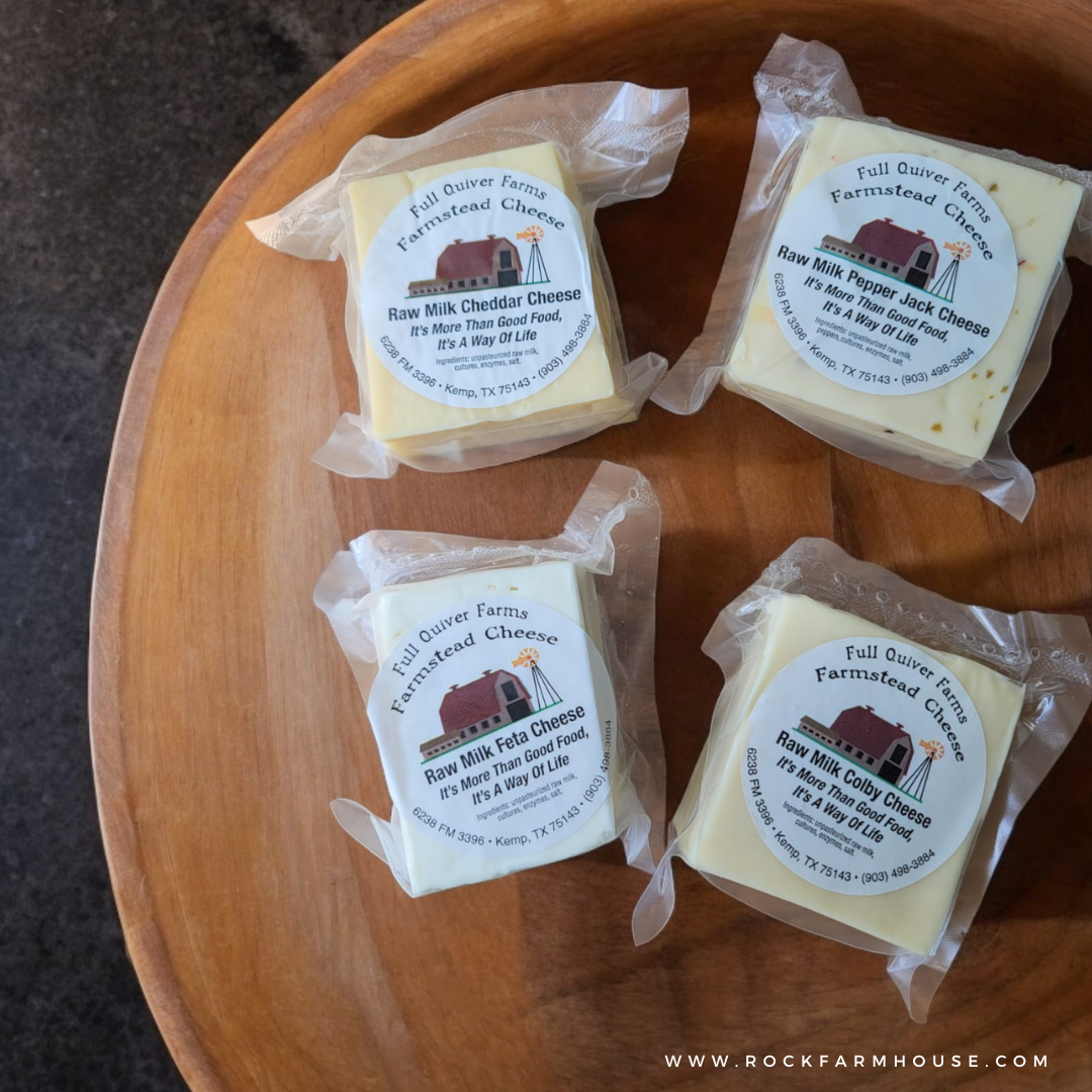 Raw Milk Aged Artisan Cheese - Fresh Cheese, Full Quiver Farms, Organic ...