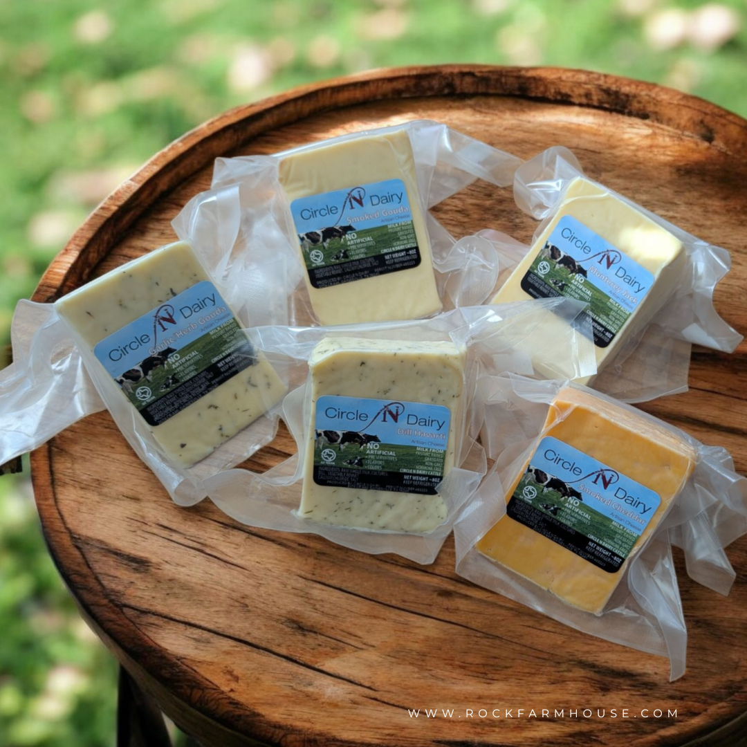 Raw Artisan Cheese (1/2 lb.) from Circle N Dairy | Texas Pasture-Raised ...