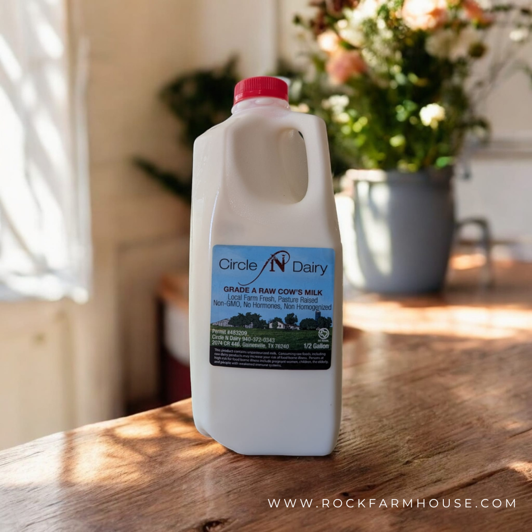 Raw Milk, Pasture-Raised Jersey & Holstein Cows, Circle N Dairy, Dallas ...